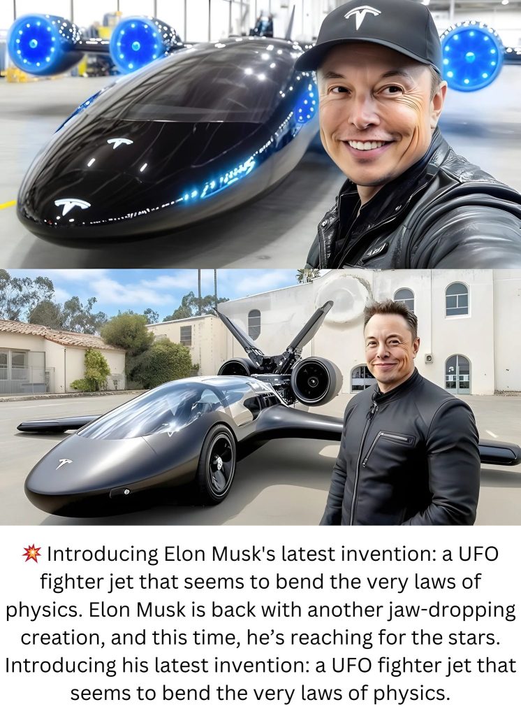 Introducing Elon Musk’s latest invention: a UFO fighter jet that seems ...