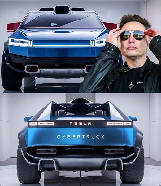 Tesla CEO Elon Musk releases new design of the 2025 Tesla Cybertruck ...